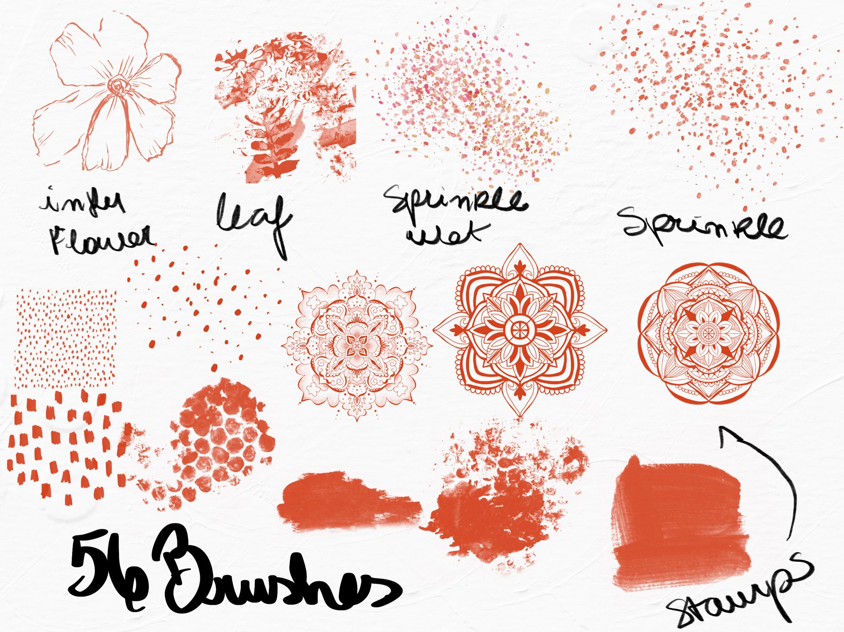 Mixed Media Procreate Set 1 - Design Cuts Mixed Media Procreate Set 1 - Design Cuts