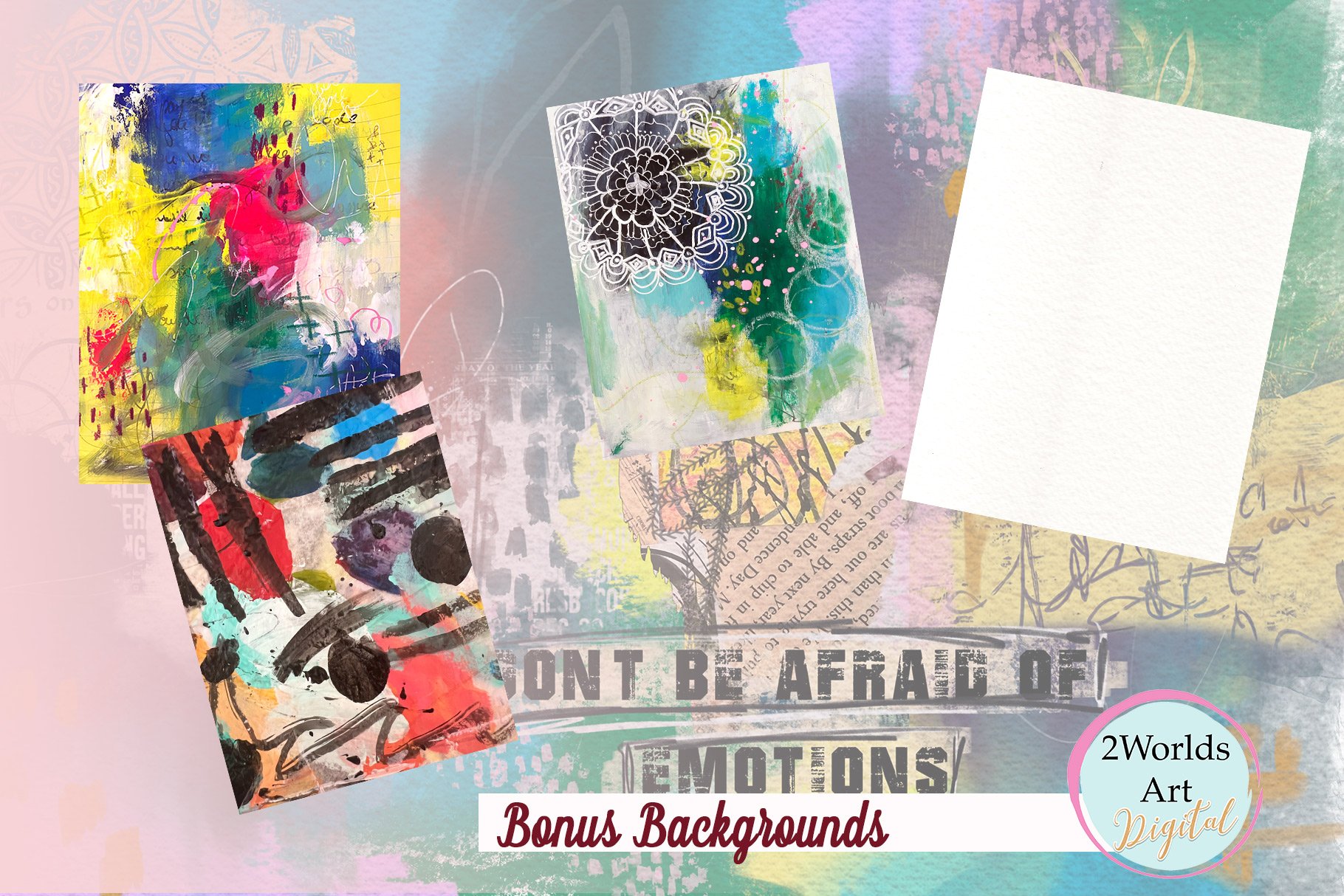 Mixed Media Procreate Set 1 - Design Cuts Mixed Media Procreate Set 1 - Design Cuts
