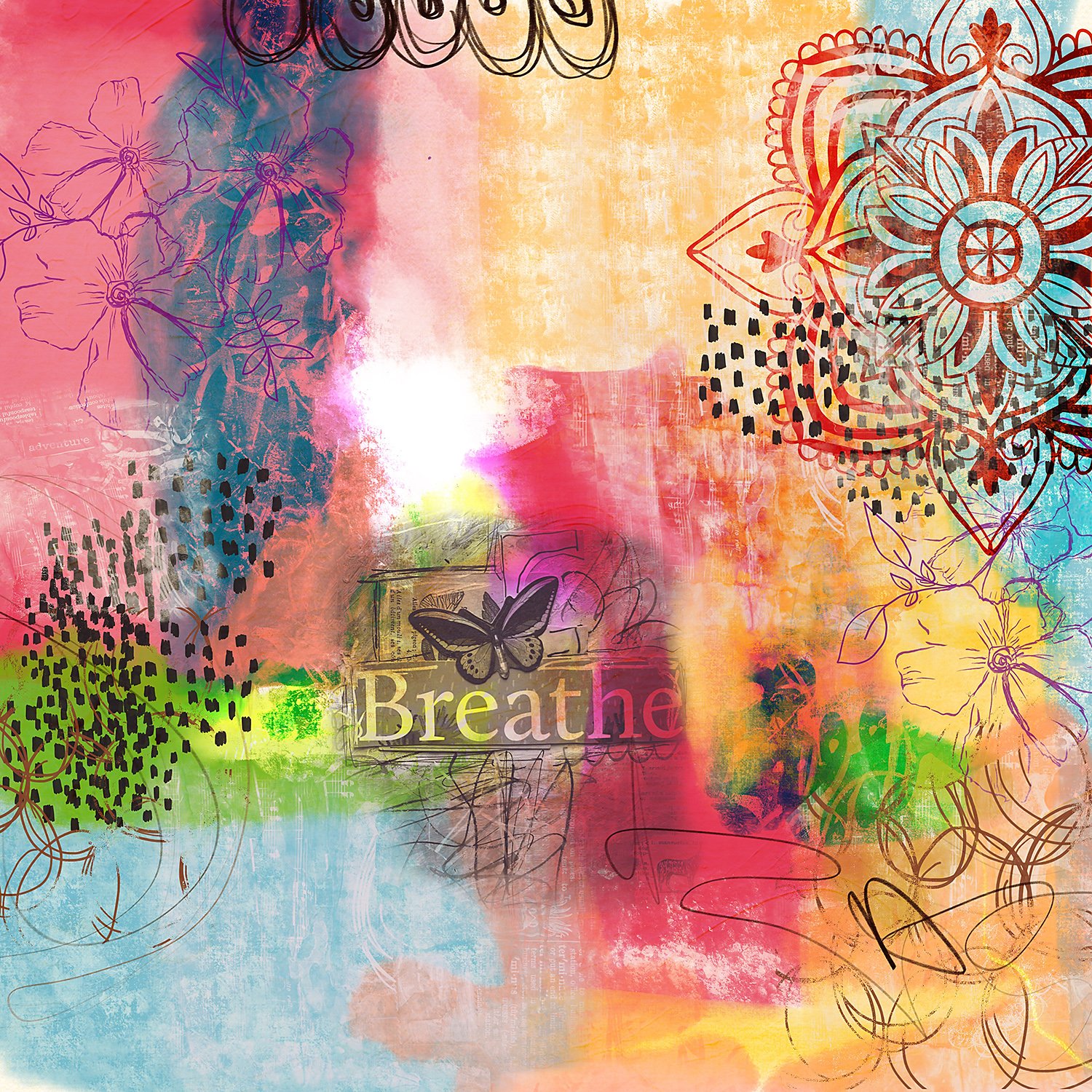 Mixed Media Procreate Set 1 - Design Cuts Mixed Media Procreate Set 1 - Design Cuts