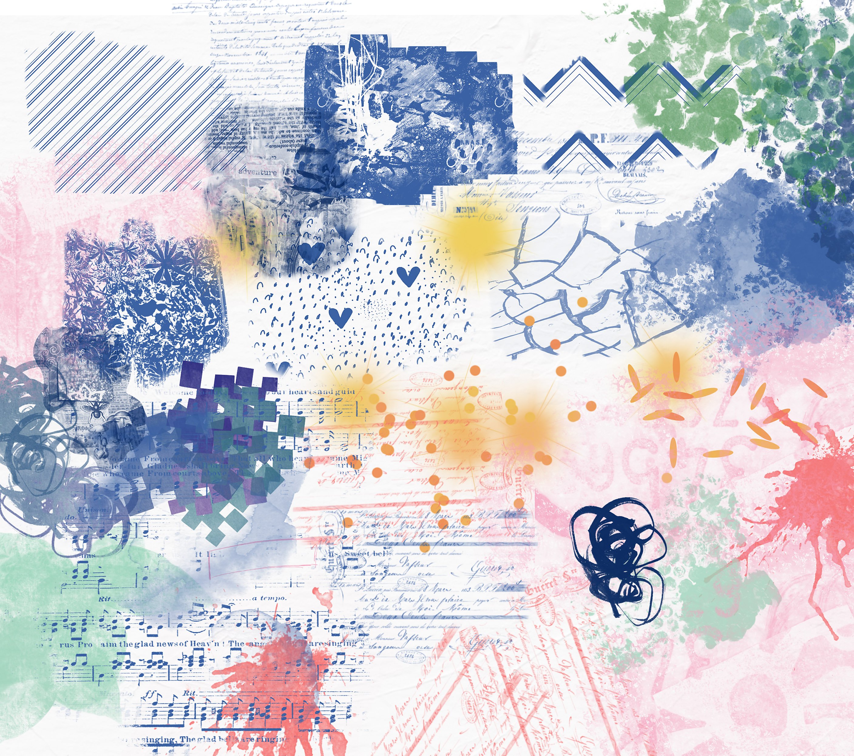 Mixed Media Procreate Set 2 - Design Cuts Mixed Media Procreate Set 2 - Design Cuts