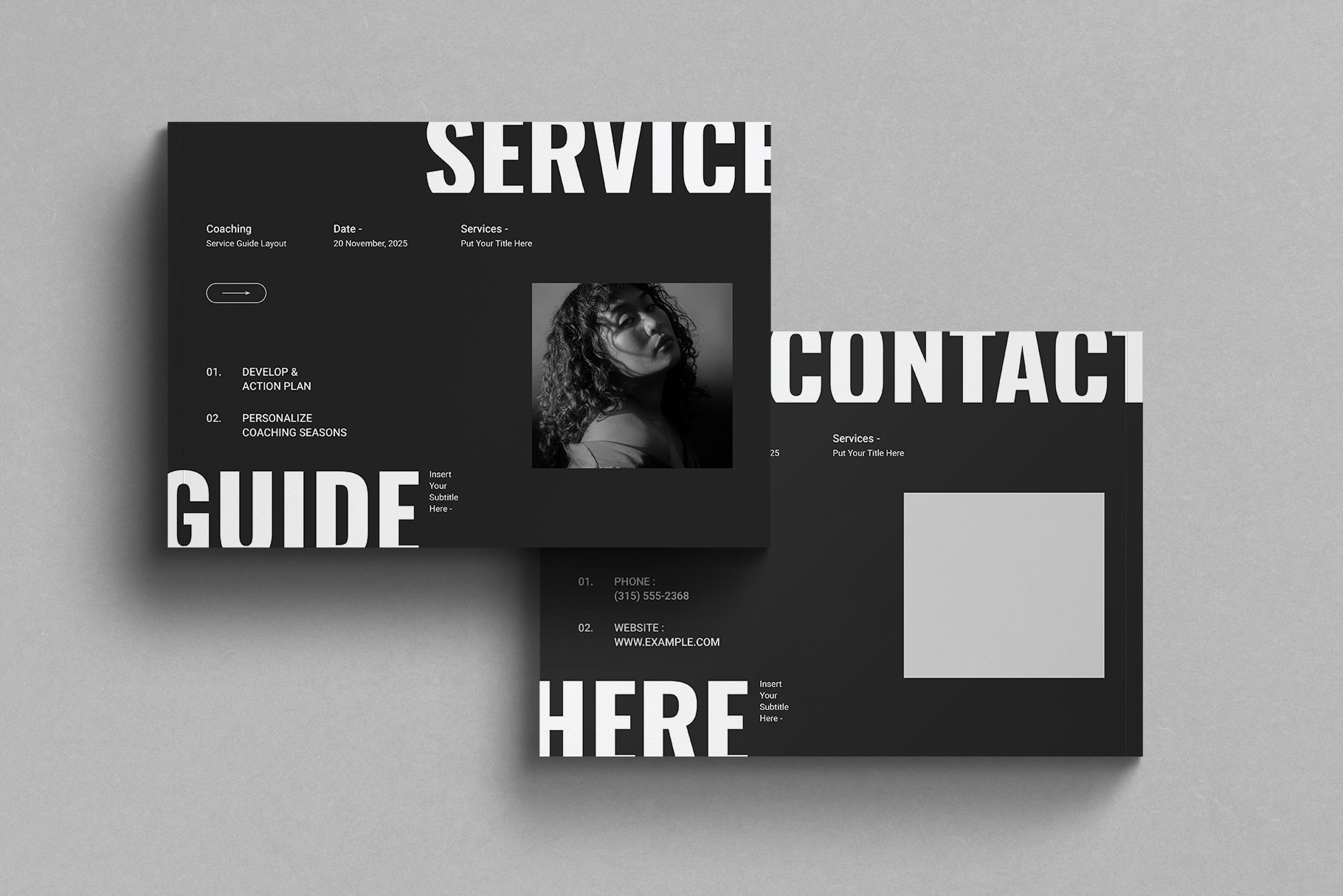 Services Guide Layout Design Template Landscape - Design Cuts Services Guide Layout Design Template Landscape - Design Cuts