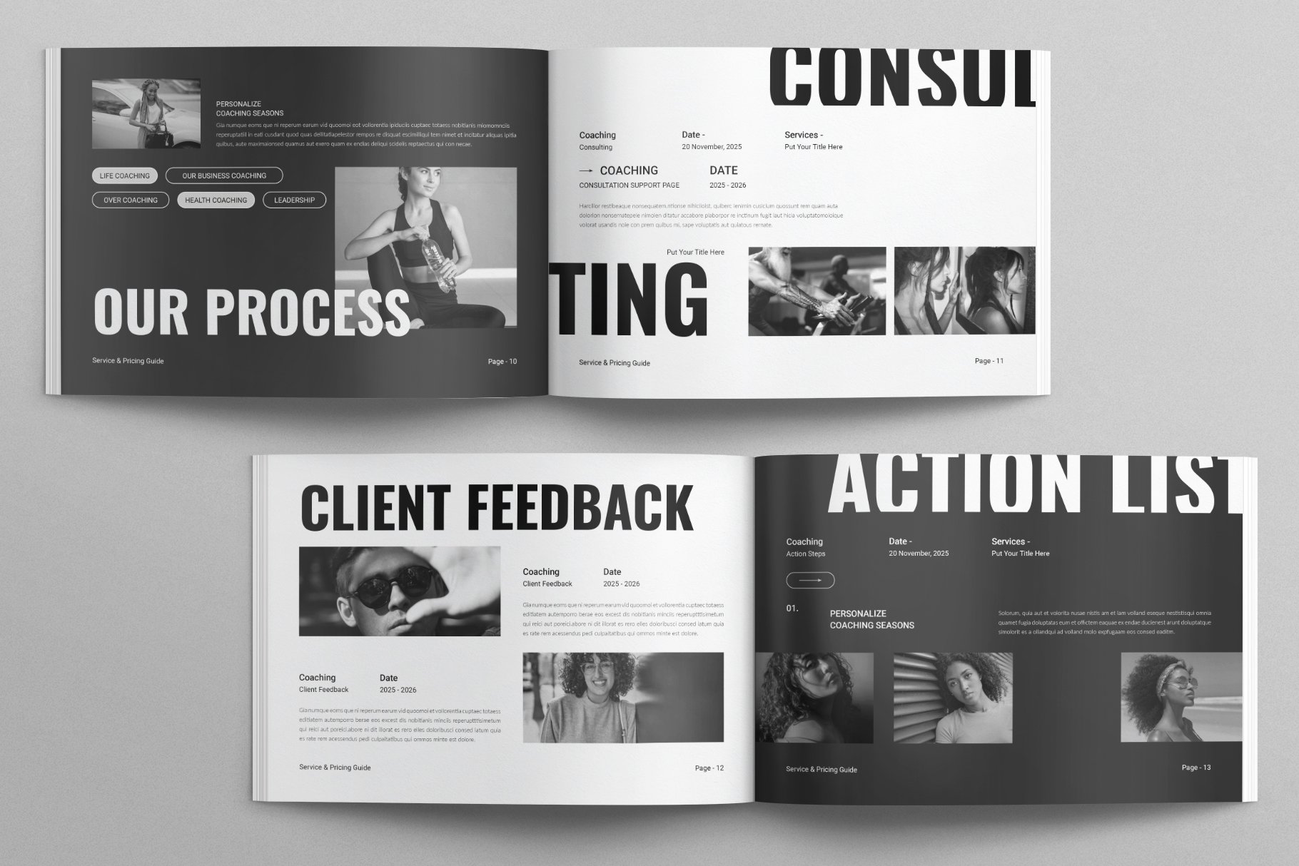 Services Guide Layout Design Template Landscape - Design Cuts Services Guide Layout Design Template Landscape - Design Cuts
